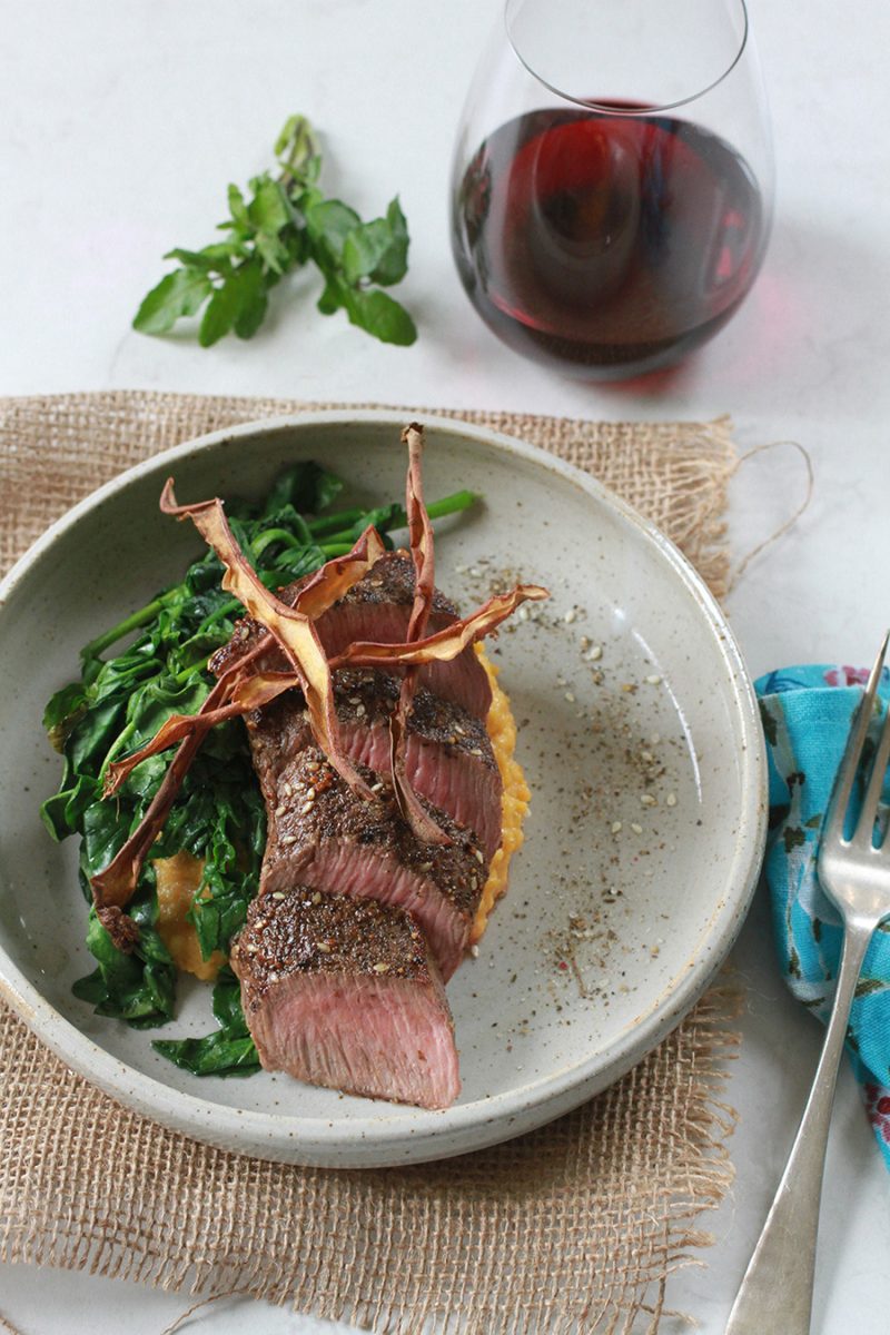 Horopito Lamb Loin With Smoky Kumura Mash - Greenlea Butcher Shop