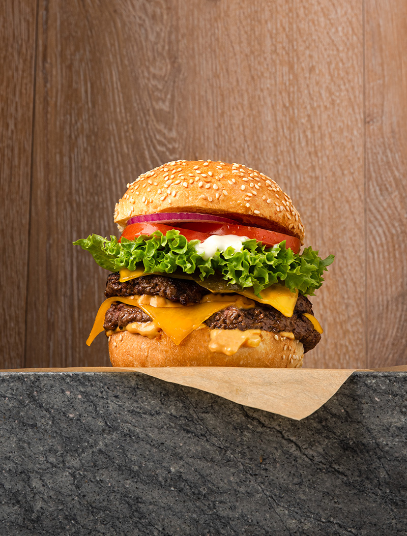 The Ultimate Double Cheese Smash Burger - Greenlea Butcher Shop